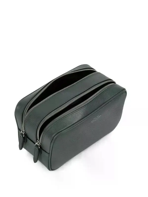 Smythson Panama Logo-print Wash Bag