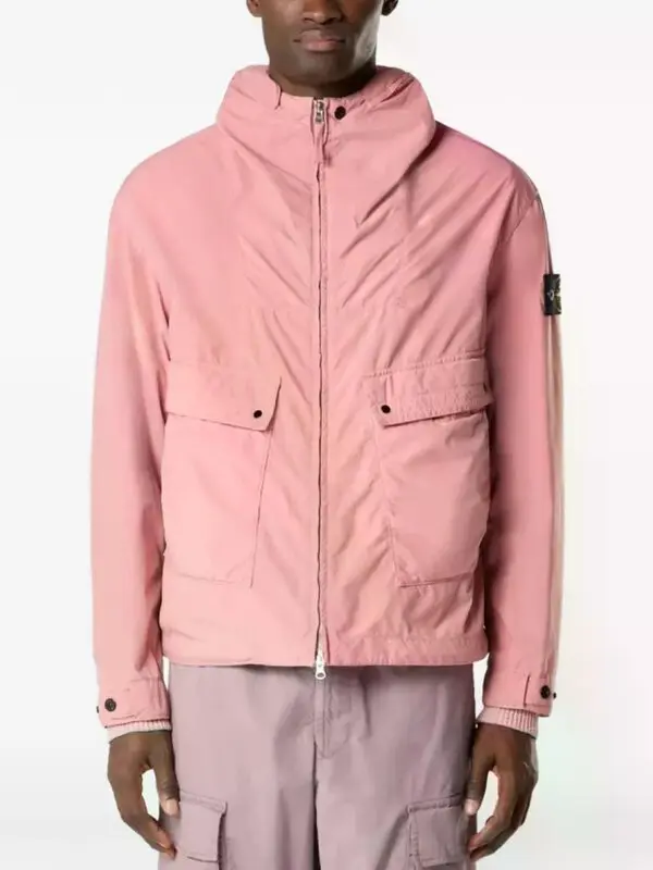 Stone Island 4100052 Light Compact Touch Poly-tc Hooded Jacket