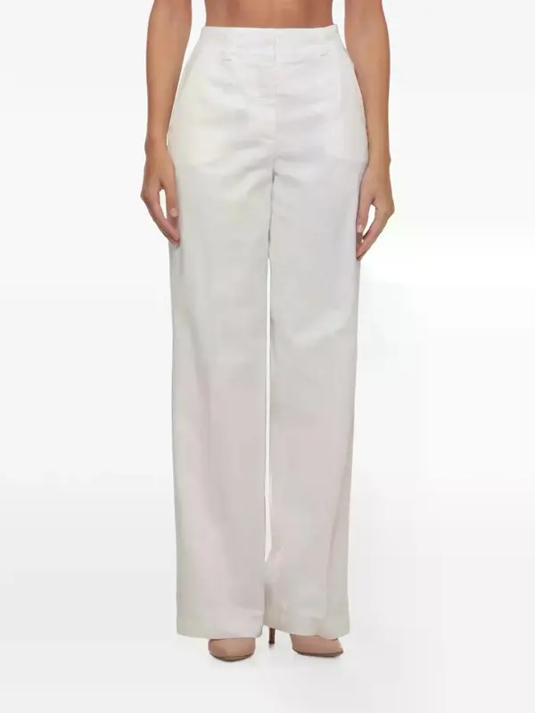 Peserico Pressed-crease Straight-leg Trousers