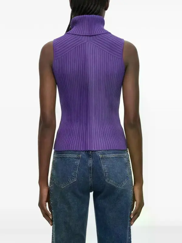 Karl Lagerfeld Zip Knit Vest