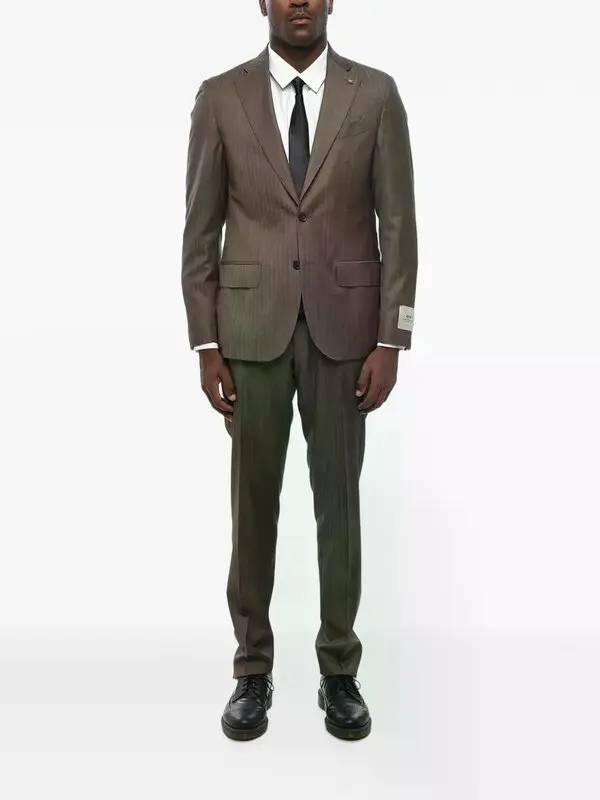Corneliani Virgin Wool Jacquard Suit