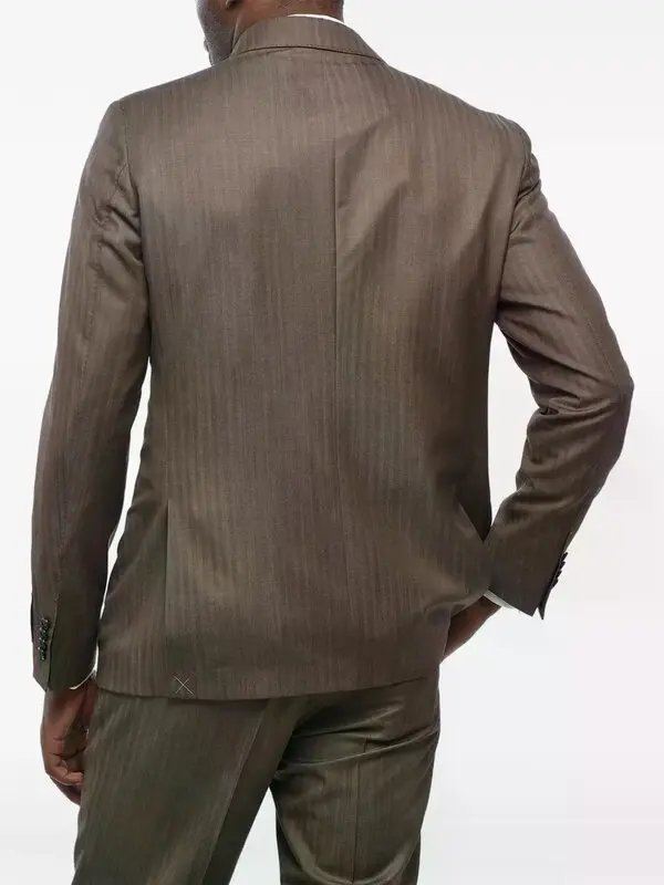 Corneliani Virgin Wool Jacquard Suit