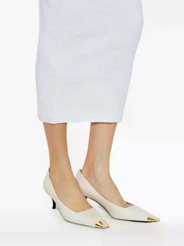 Furla Metal-toe Leather Pumps