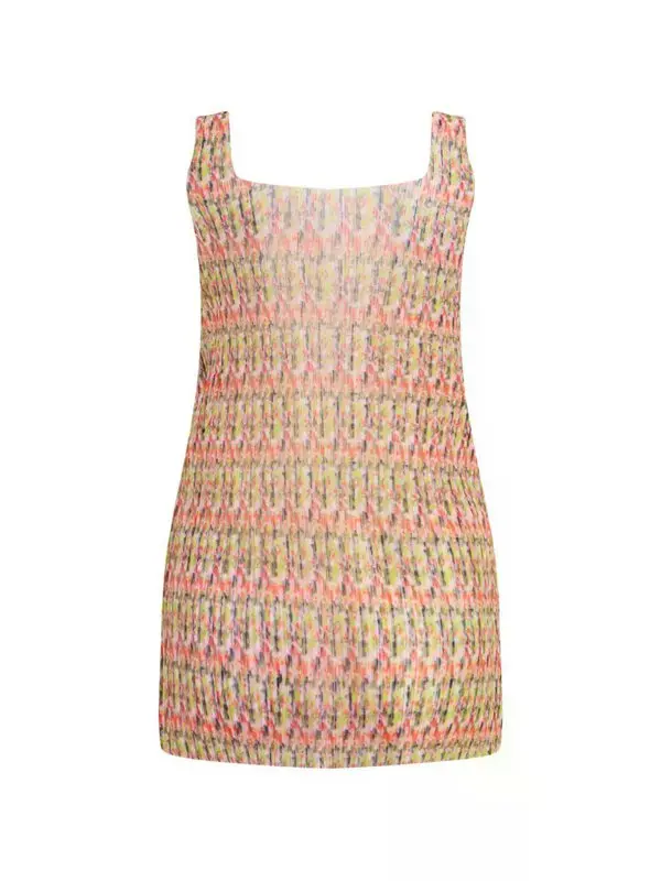 Philosophy Di Lorenzo Serafini Abstract Print Square Neck Top