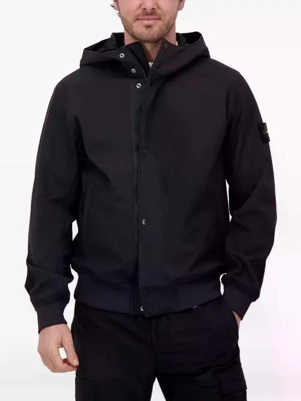 Stone Island 4100118 Light Soft Shell Hooded Jacket