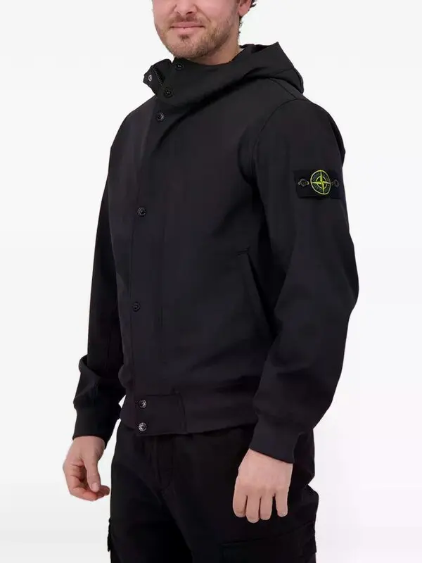 Stone Island 4100118 Light Soft Shell Hooded Jacket