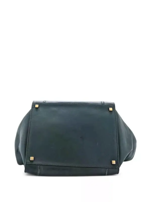 Celine Phantom Tote Bag In Smooth Leather - Green