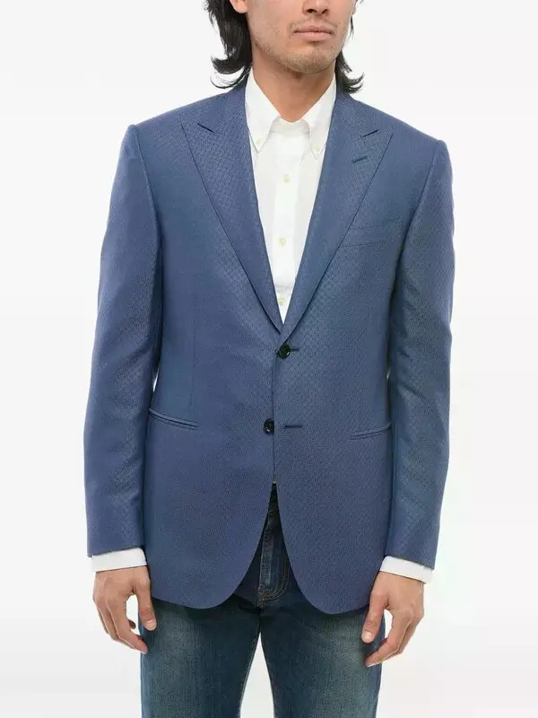 Corneliani Embroidered Single-breasted Jacket