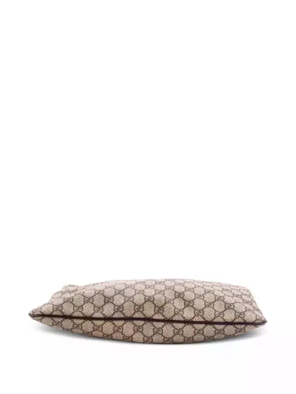 Gucci Gg Coated Canvas Zip Top Messenger Bag