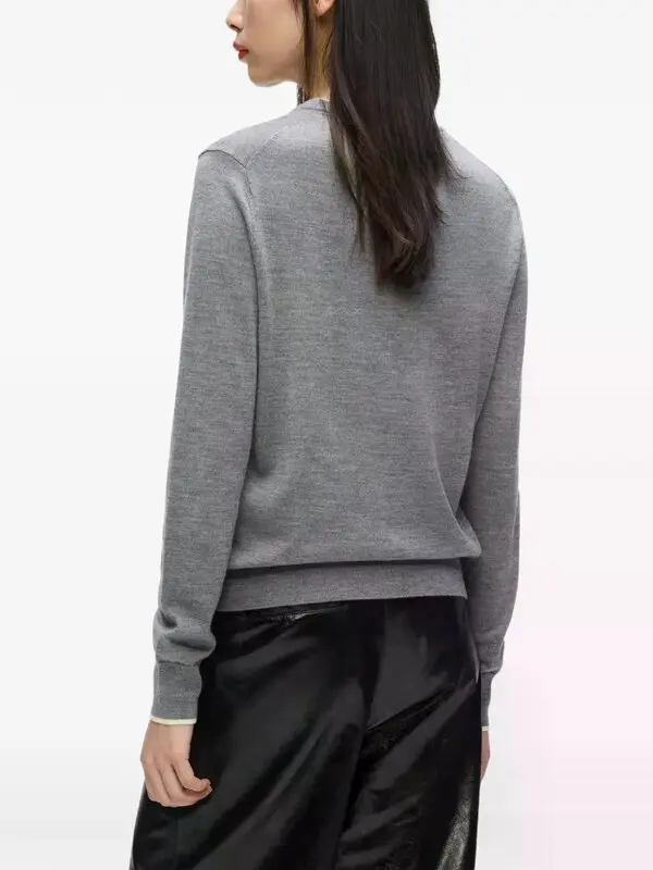 Karl Lagerfeld Merino Wool Crew-neck Sweater