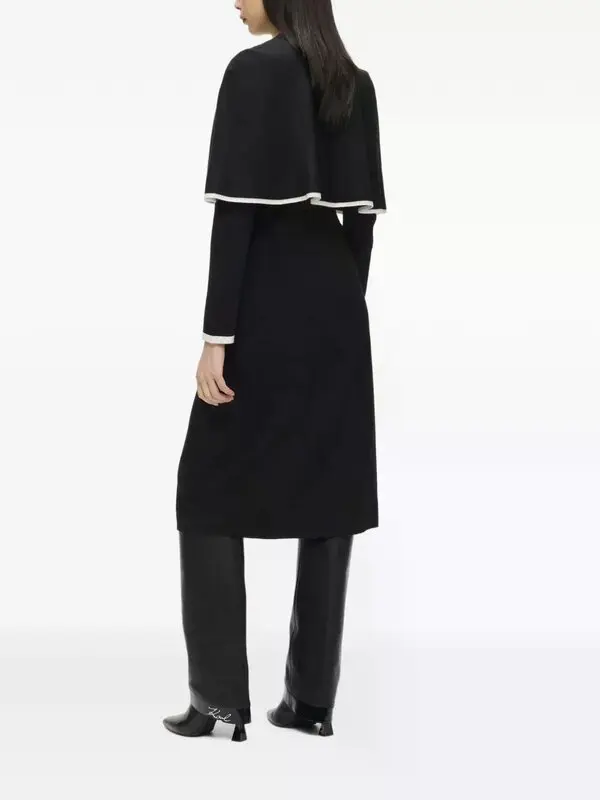 Karl Lagerfeld Transformable Cape Dress - Black