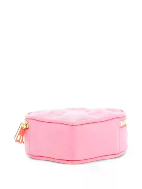 LOUIS VUITTON Heart Pouch Bag Bubblegram Leather Crossbody Bag - Pink
