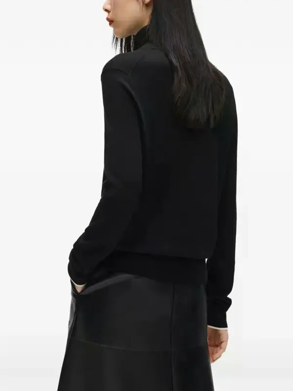 Karl Lagerfeld Logo-embroidered Turtleneck Sweater