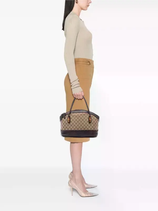 Gucci Gg Canvas Crafty Handbag