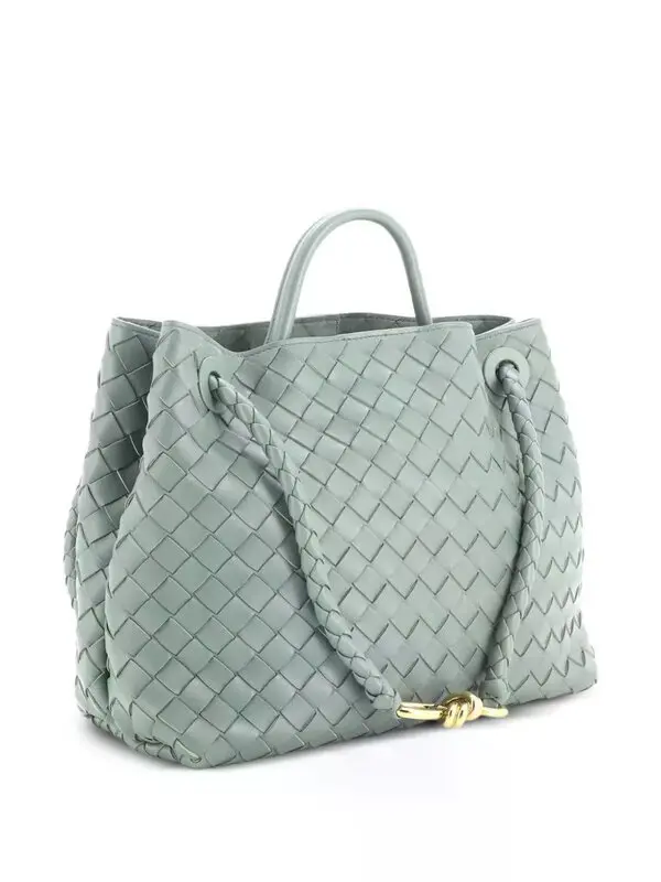 Bottega Veneta Andiamo Top Handle Bag - Blue