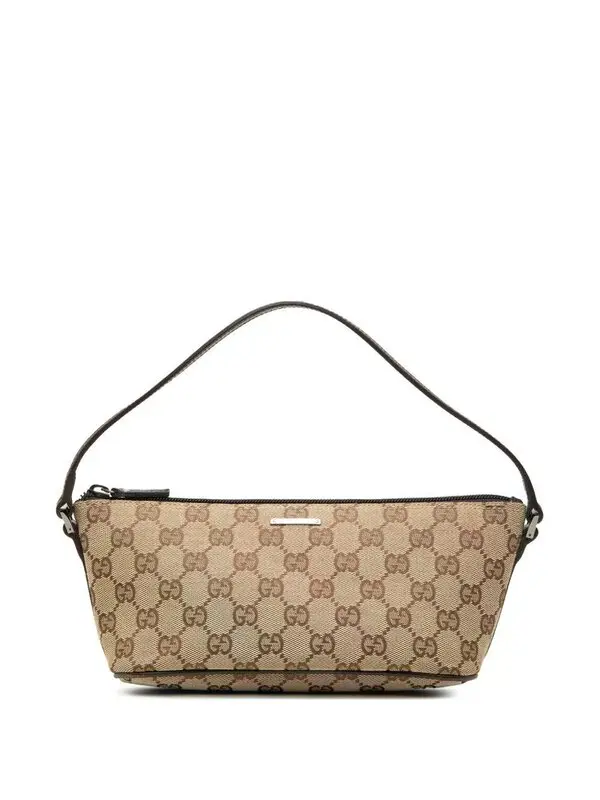 Gucci 2000-2015 Gg Canvas Boat Shoulder Bag