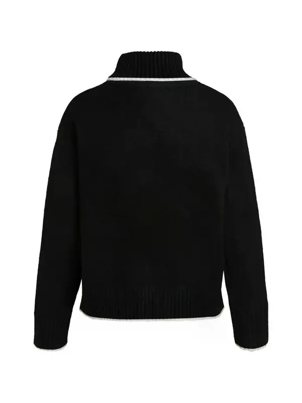 Karl Lagerfeld Soutache Turtleneck Sweater