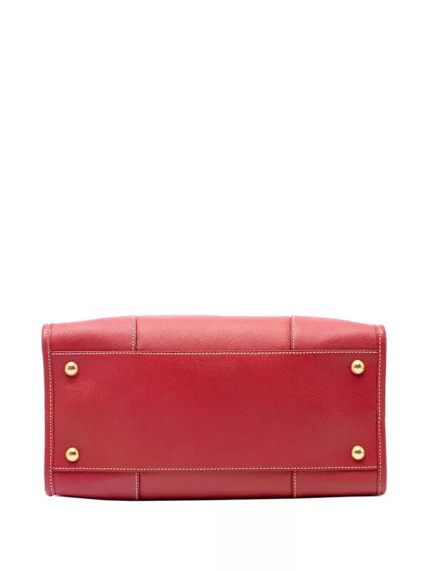 Prada Saffiano Lux Shopping Tote Satchel