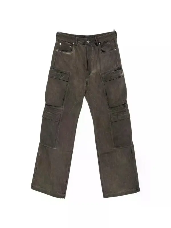 Rick Owens Belt-loop Faded-effect Jeans