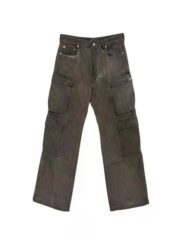Rick Owens Belt-loop Faded-effect Jeans