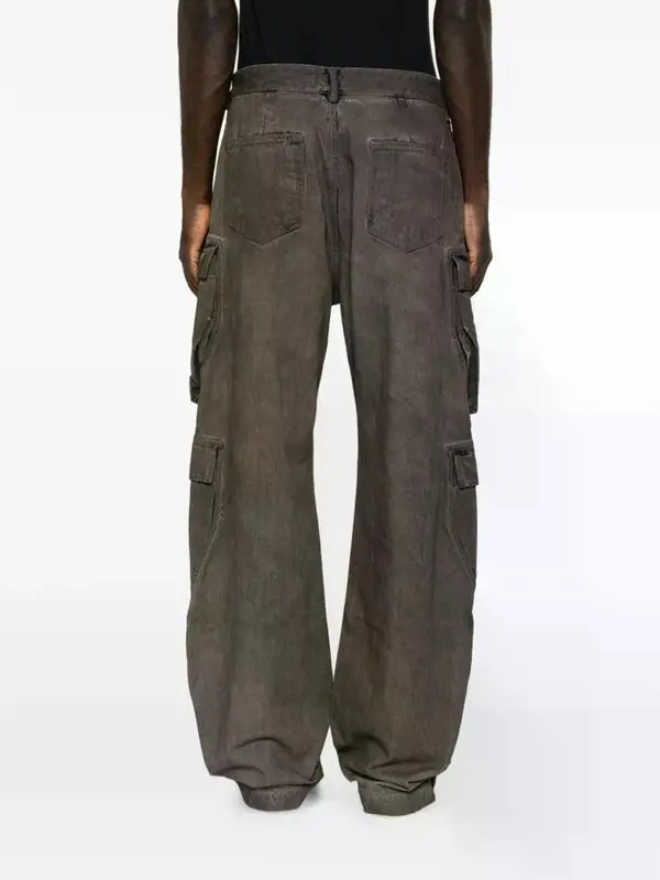 Rick Owens Belt-loop Faded-effect Jeans