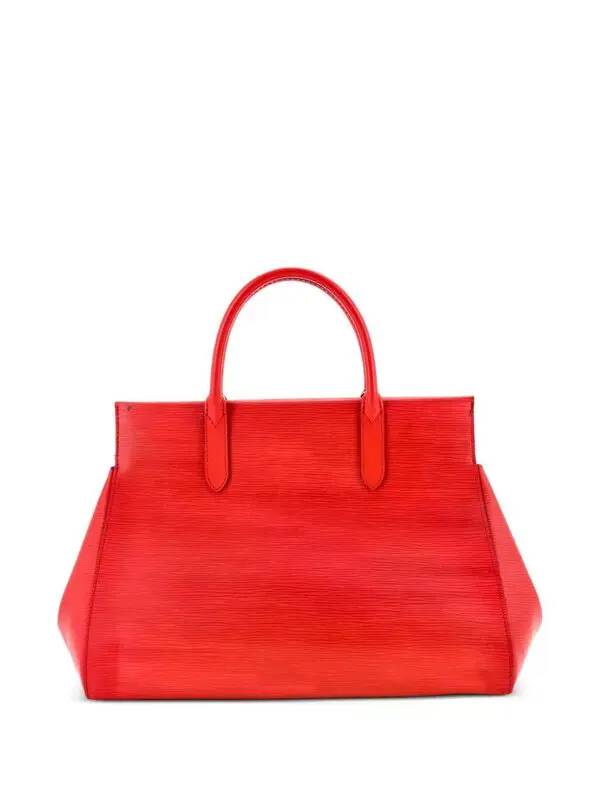 LOUIS VUITTON Epi Leather Satchel Handbag - Red