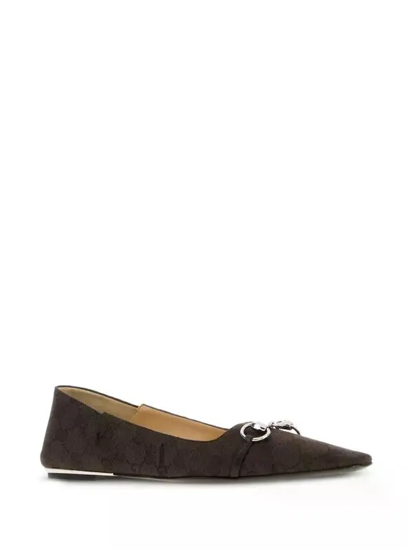 Gucci Gg Horsebit Ballet Flats