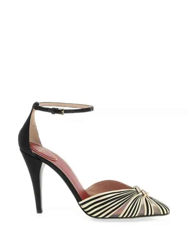 Valentino Garavani Annine Pumps In Satin 100mm - Black