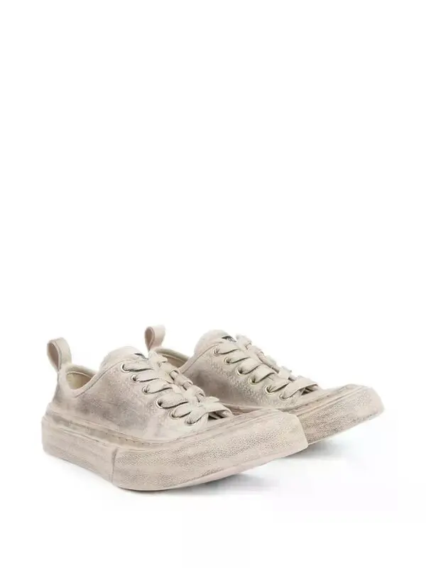 ANN DEMEULEMEESTER Distressed-finish Sneakers