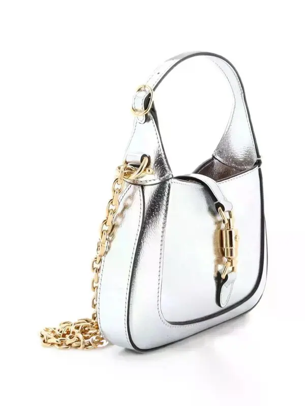 Gucci Jackie 1961 Chain Leather Mini Hobo Bag