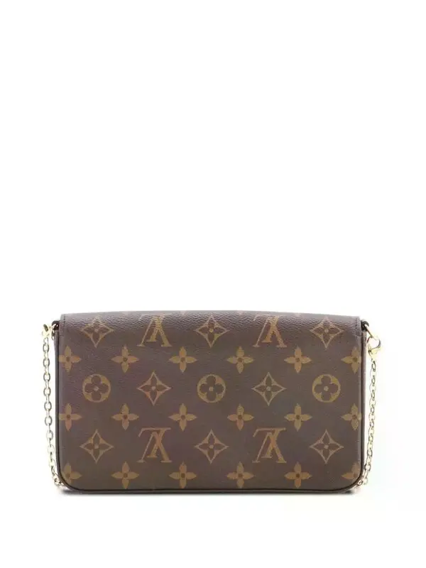 LOUIS VUITTON Monogram Canvas Felicie Pochette - Brown
