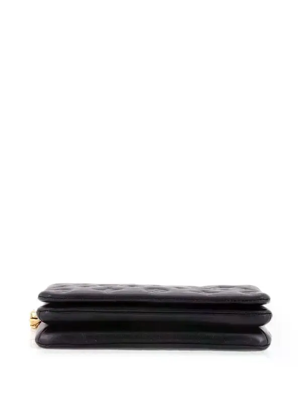 LOUIS VUITTON Coussin Pochette Monogram Embossed Lambskin Crossbody Bag