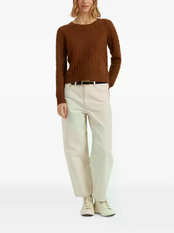 Chinti & Parker Cable-knit Cashmere Sweater