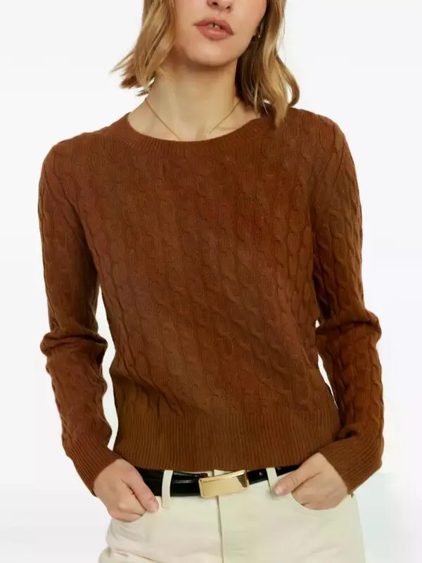 Chinti & Parker Cable-knit Cashmere Sweater
