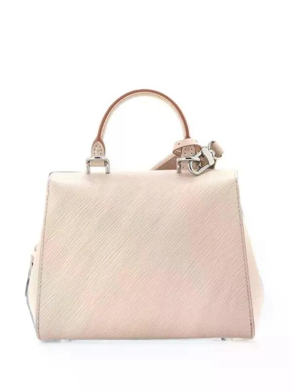 LOUIS VUITTON Cluny Top Handle Bag Epi Leather Mini Satchel - Neutrals