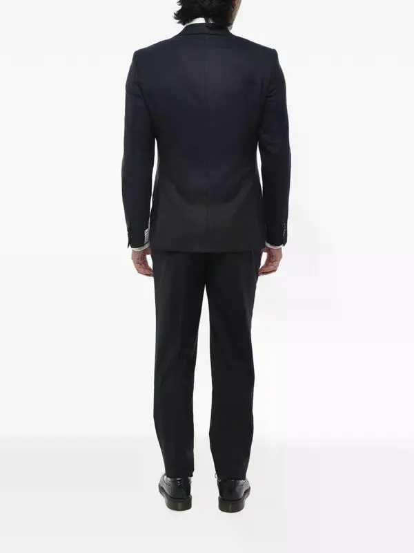 Corneliani Jacquard-weave Three-piece Suit