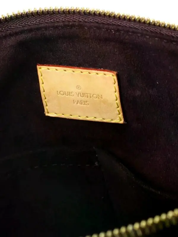 LOUIS VUITTON Monogram Canvas Pallas Tote Shoulder Bag - Purple