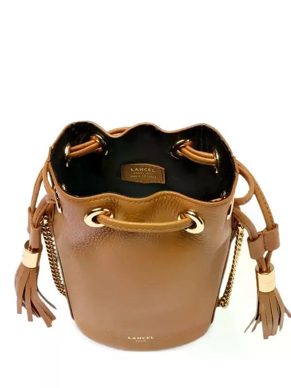 LANCEL Bucket Bag With Chain Strap And Tassel Detail