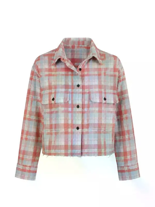ASKK NY Crosby Plaid-check Shirt