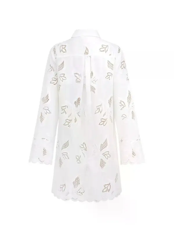 CISSA Broderie Anglaise Shirt Dress