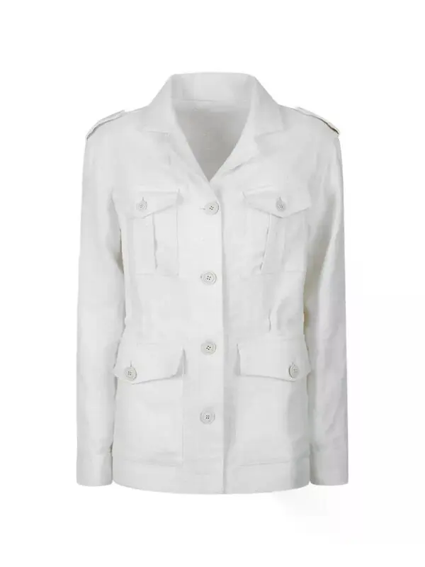 Eleventy Sequin-embellished Fitted Jacket