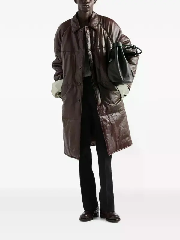 Prada Padded Nappa-leather Coat