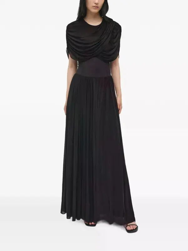 Simkhai Nancie Draped-jersey Maxi Gown