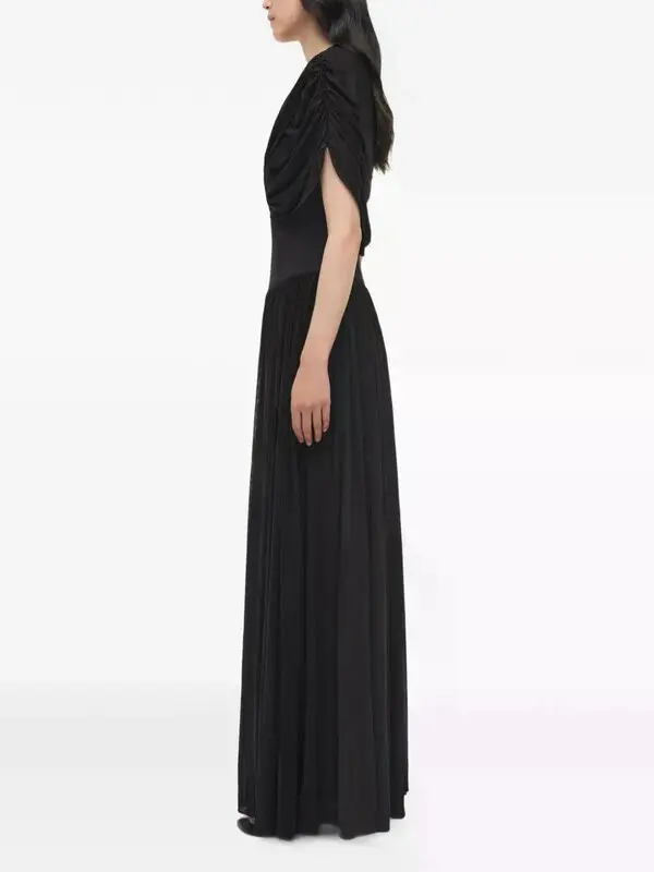 Simkhai Nancie Draped-jersey Maxi Gown