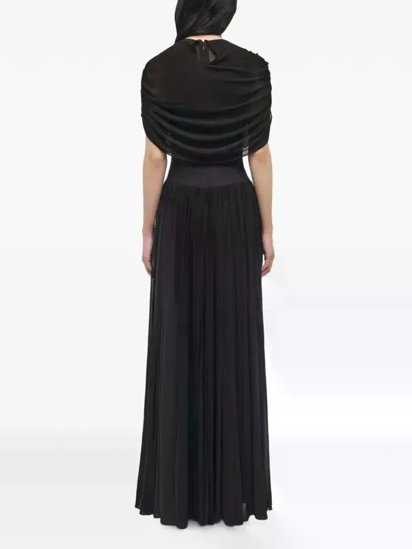 Simkhai Nancie Draped-jersey Maxi Gown
