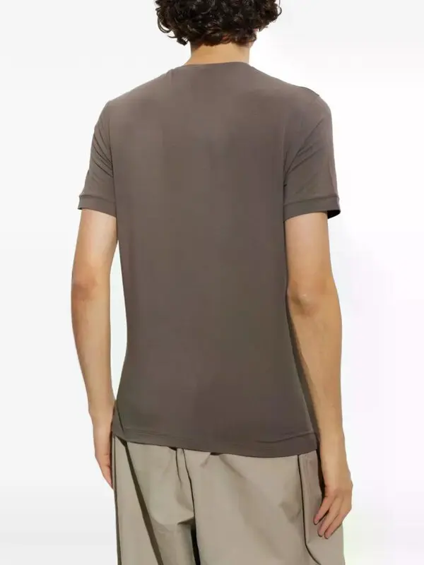 Giorgio Armani Embroidered-logo T-shirt