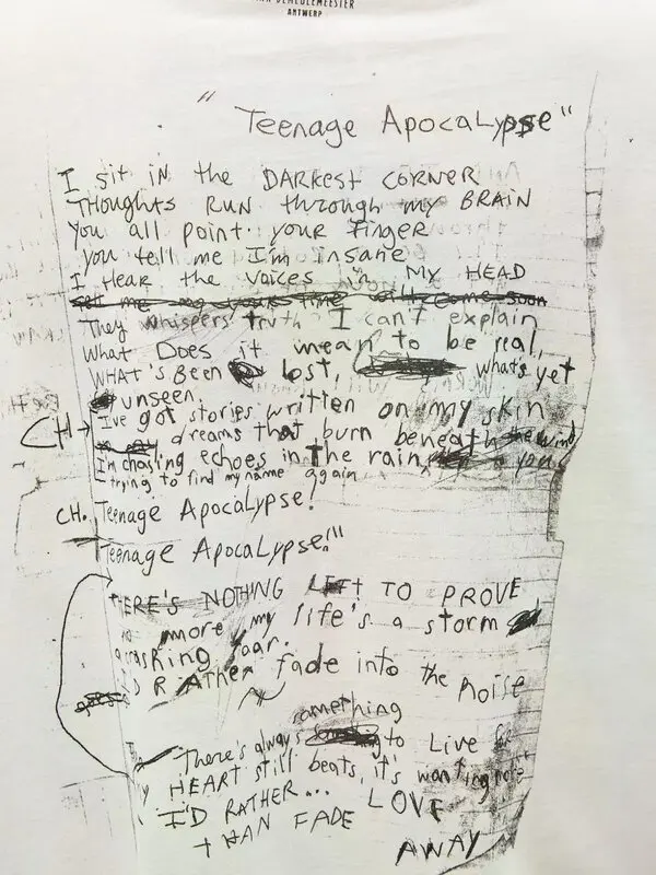 ANN DEMEULEMEESTER Teenage Apocalypse Graphic-print T-shirt
