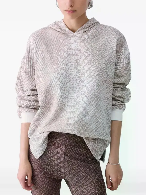 Liu Jo Sweatshirt With Animal Print