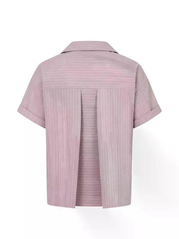 ARLO MOTT Clark Pinstriped Short Sleeve Shirt