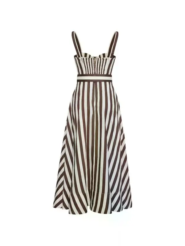 Cara Cara Calypso Striped Bustier Midi Dress